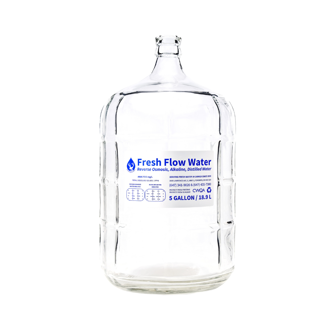 5 Gallon Glass Bottle (PICK UP ONLY) – Fresh Flow Water Store